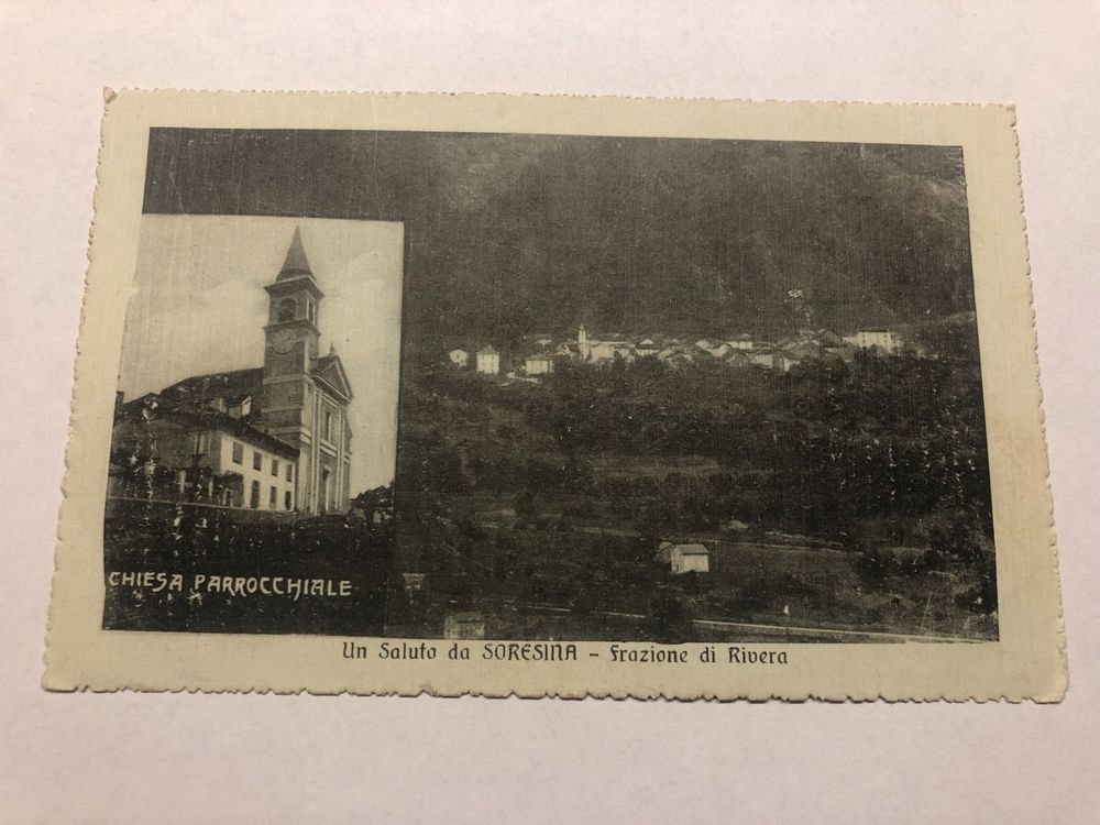 Un Saluto da Soresina frazione di Rivera Chiesa Parrocchiale (Gebraucht ...