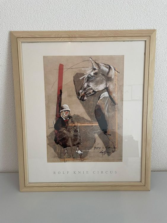 Rolf Knie Circus Lithographie (Gebraucht) in Lengnau BE für CHF 280 – mit Lieferung auf Ricardo ...