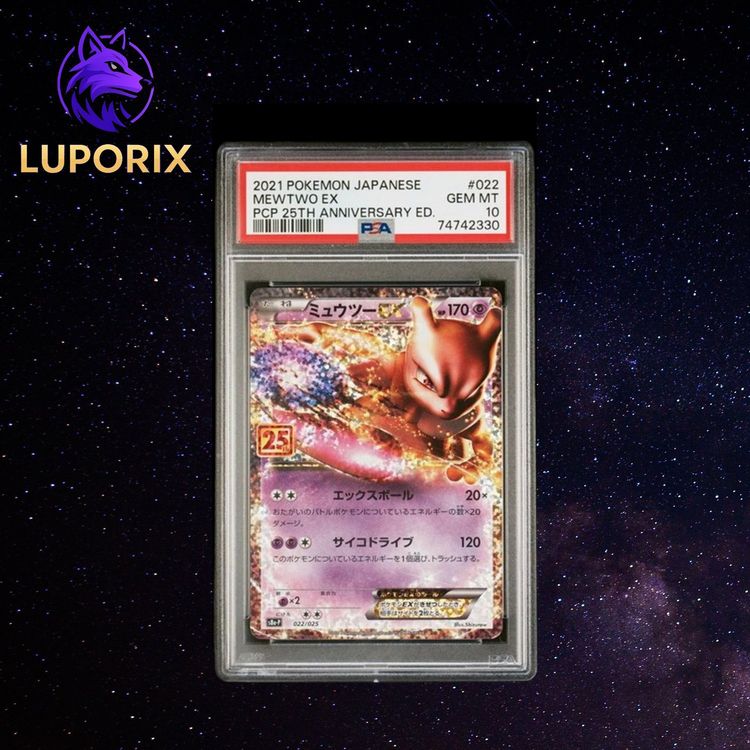 Pokemon PSA 10 MEWTWO EX 022/025 25th Anniversary Japanese (Neu (gemäss ...