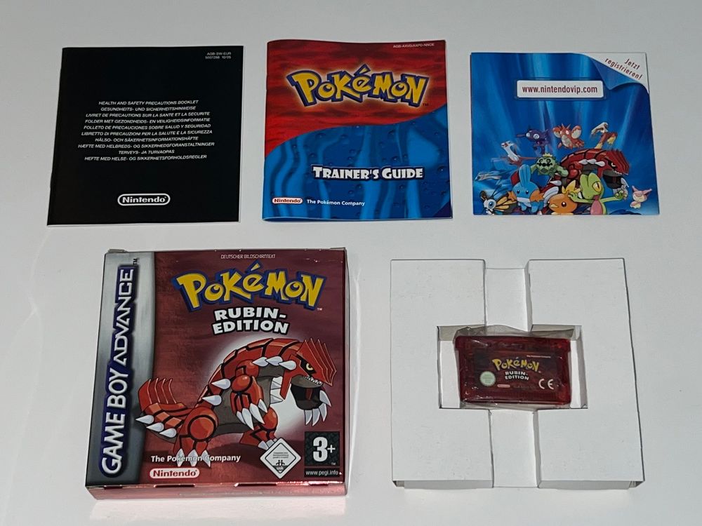 Game Boy Advance (GBA) Spiel - Pokémon Rubin-Edition (OVP) | Kaufen auf ...