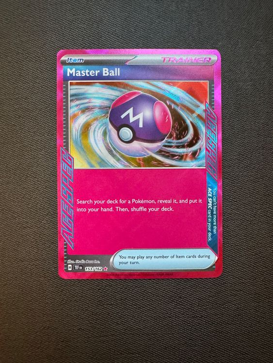 Pokemon Master Ball (153/162) Ace Spec (Neu (gemäss Beschreibung)) in ...