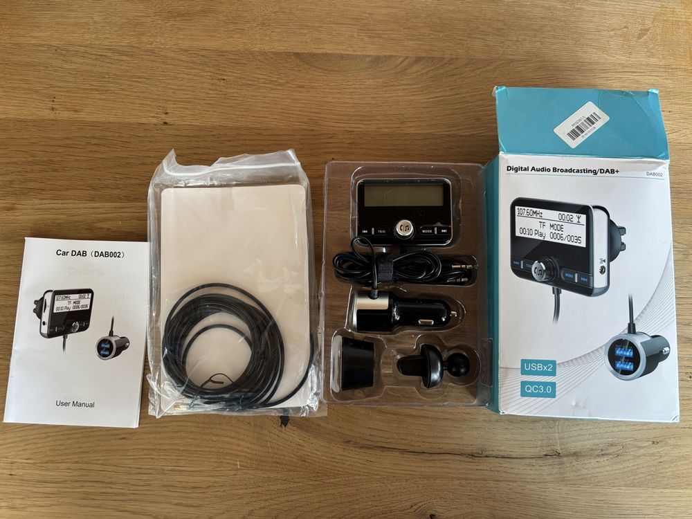 DAB+ Digital Radio Adapter fürs Auto (Neu und originalverpackt) in ...