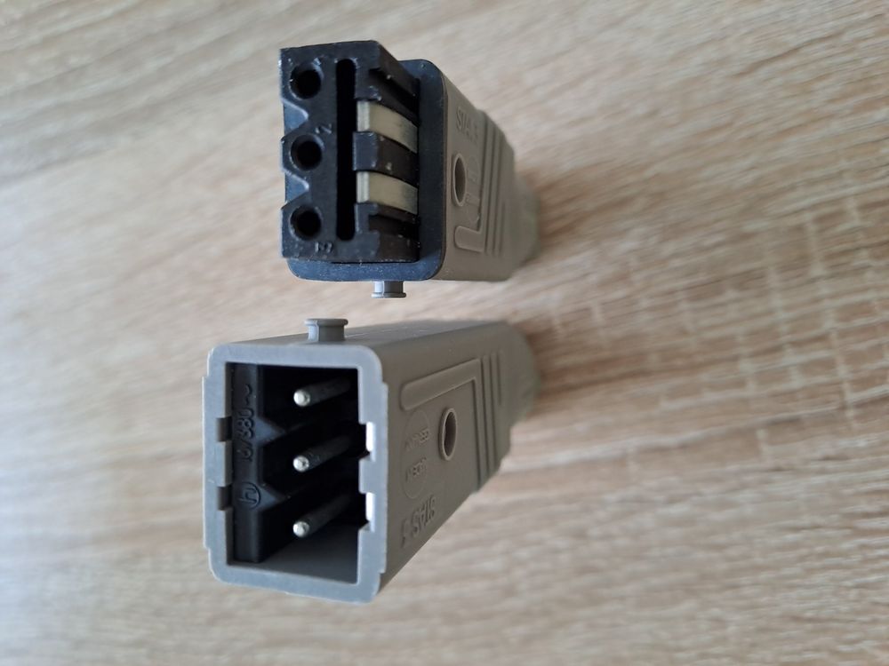 Hirschmann Stecker/Kupplung STAS 3 + STAK 3 (Neu (gemäss Beschreibung ...