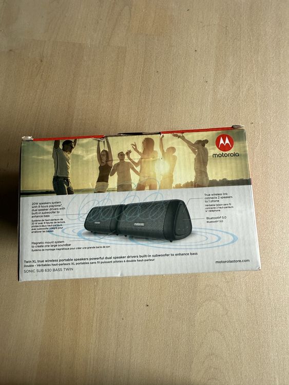 Motorola Sonic Sub 630 Bass Twin neuwertig (Neu (gemäss Beschreibung ...