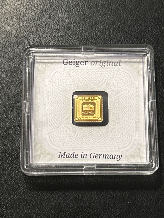 1 Gramm Gold Geiger original (Gebraucht) in Volketswil für CHF 73 – mit ...