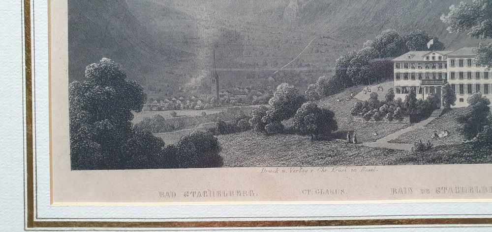 Bild - Bad Stachelberg, Stich (Gebraucht) in Kreuzlingen für CHF 55 – mit Lieferung auf Ricardo ...