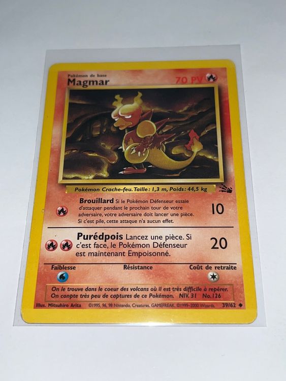 Pokemon Fossil Magmar 39/62 (Gebraucht) in Oberegg für CHF 1 – mit ...