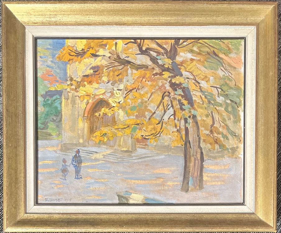 F. Thomet - Herbst Szene Gemälde aus 1915 (Gebraucht) in Root für CHF 19 – mit Lieferung auf ...