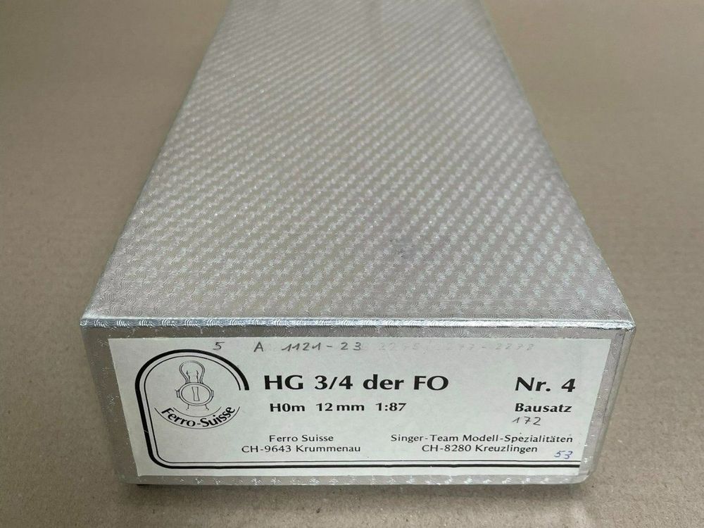 Ferro-Suisse HG 3/4 der FO Nr. 4 Bausatz | Kaufen auf Ricardo