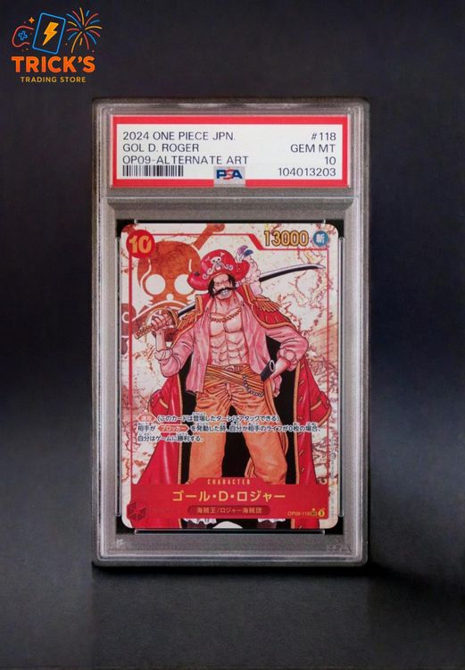 One Piece JPN 2024 Gol D. Roger OP09-118 PSA 10 GEM MT | Kaufen auf Ricardo