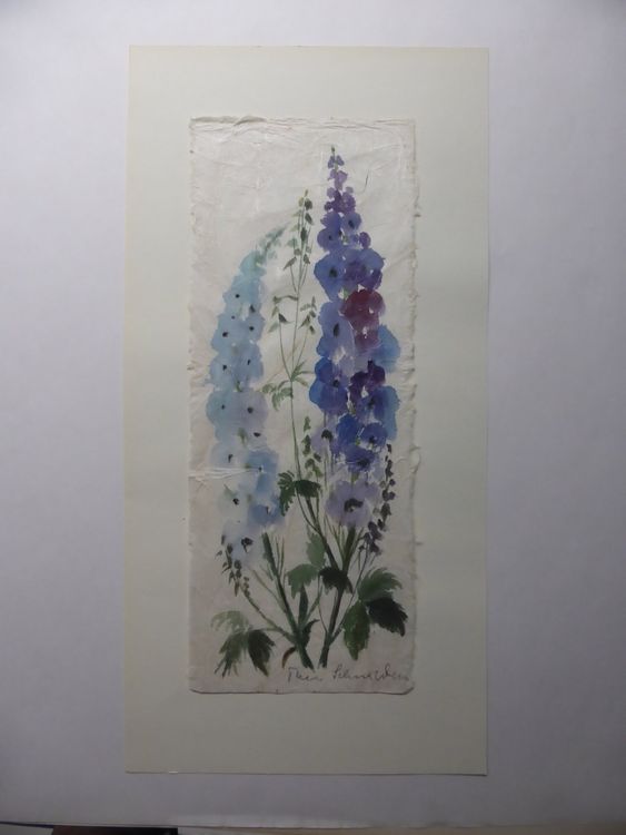 Thea Schneiders - Lupinen - Aquarell handsigniert | Kaufen auf Ricardo