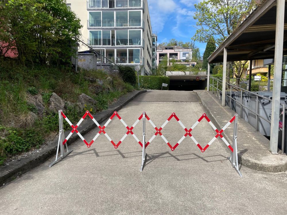 Absperrgitter, Baustellen Absperrung, faltbar, Absperrung (Gebraucht ...