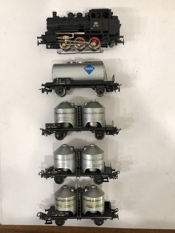 Märklin 3000 BR 89 006, 3 Braunkohle-, 1 Tankwagen (Gebraucht) in ...