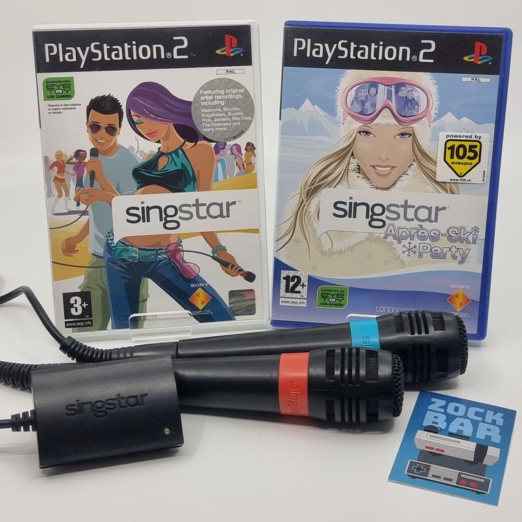 SingStar Bundle (8) für die PS2 (mit 1 Jahr Garantie) | Kaufen auf Ricardo