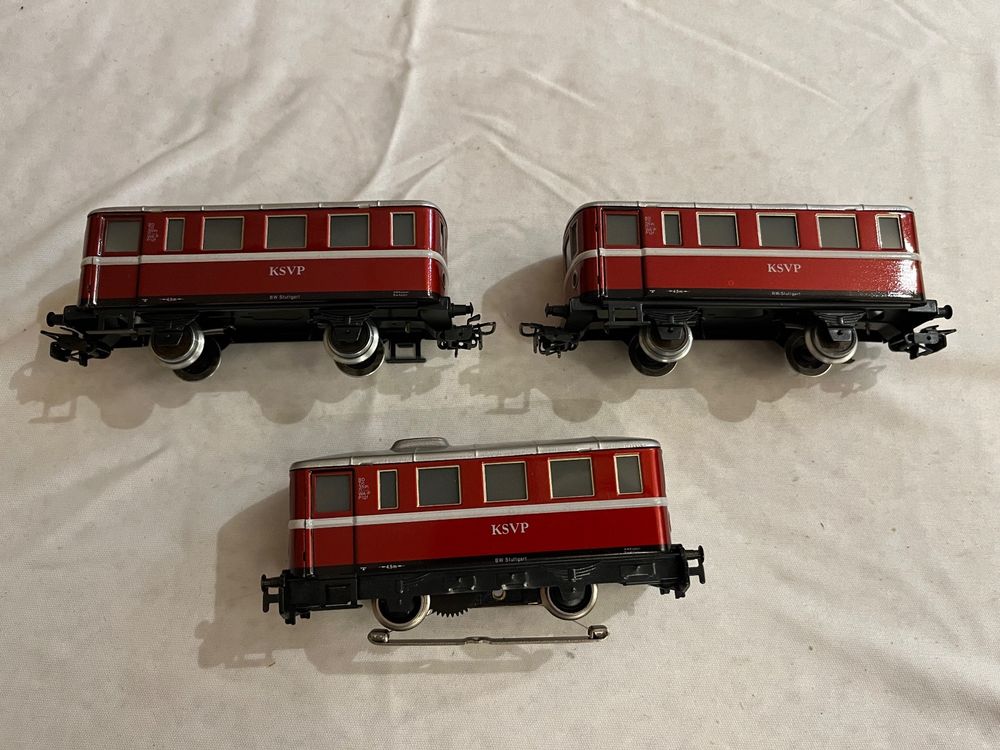 Märklin 3018 / 4022 Primex Schienenbus KSVP Stuttgart H0 (Gebraucht) in ...