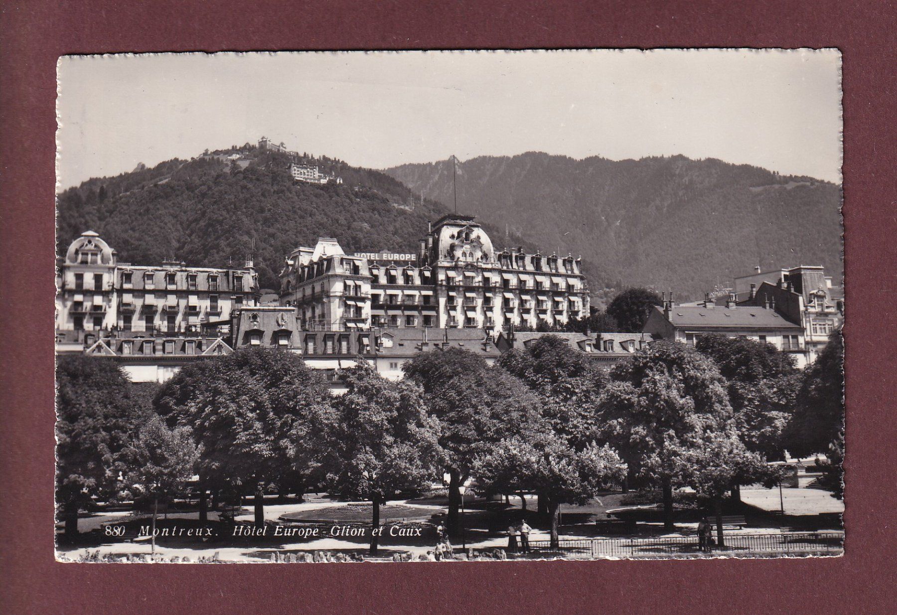 MONTREUX - Hôtel Europe - 1958 Flamme Septembre musical (D'occasion) à ...