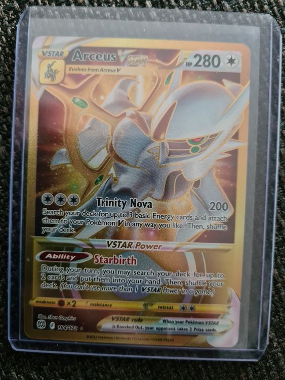 Pokemon Arceus VStar 184/172 (Gebraucht) in Stansstad für CHF 45 – mit Lieferung auf Ricardo kaufen