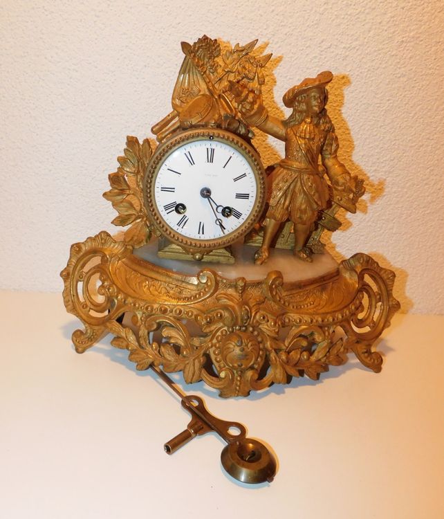 Kaminuhr antike Kamin Uhr Uhr - Sammler Objekt | Acheter sur Ricardo