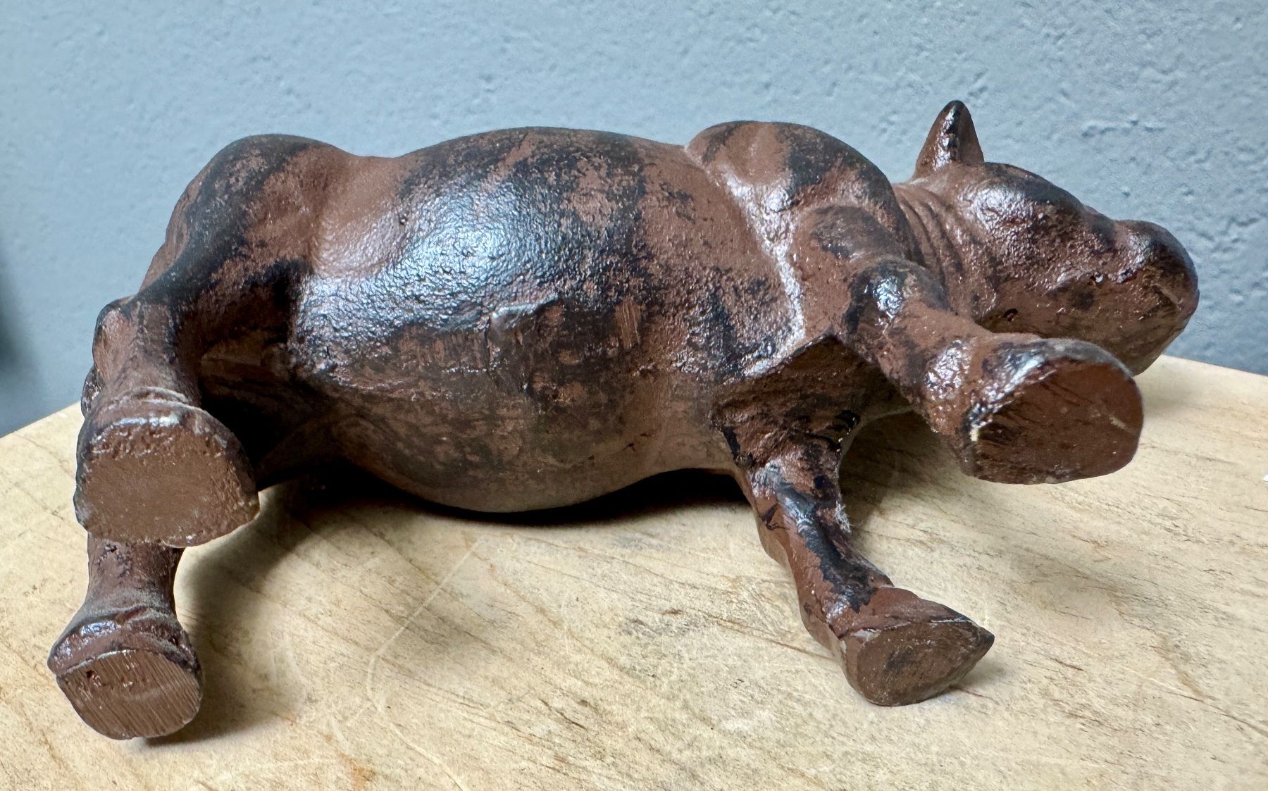 Tolle alte / ältere Kuh aus Gusseisen Figur 15 cm lang (Gebraucht) in ...