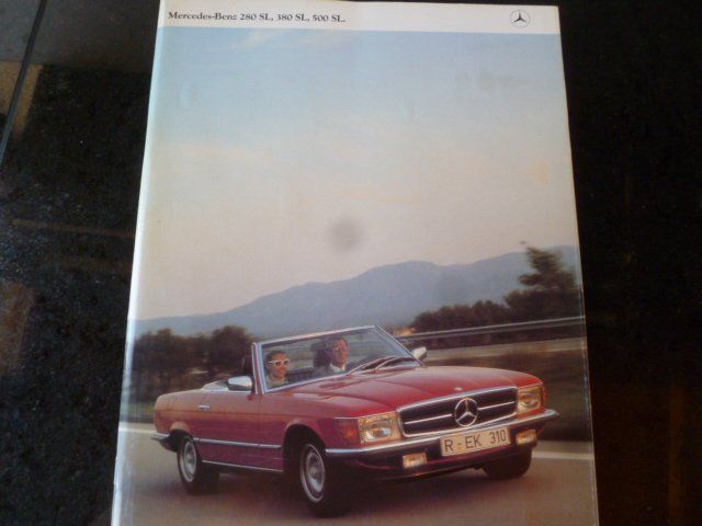 Mercedes 280SL/380SL/500SL, R107 Prospekt 1980 (Gebraucht) in Zofingen ...
