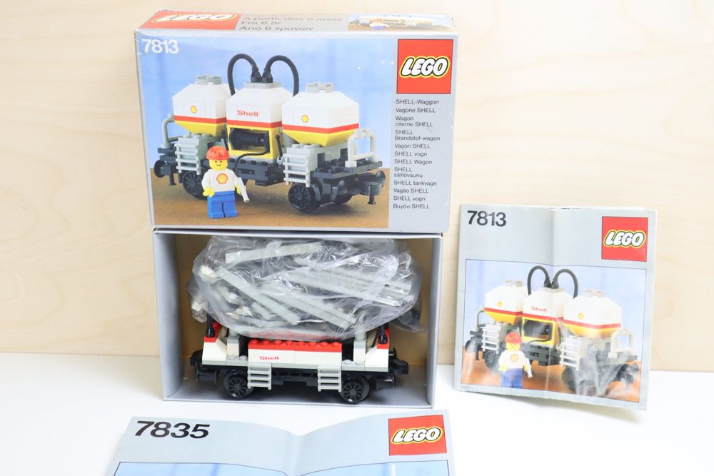 LEGO Shell Wagen - Eisenbahn 7813 / Bahnübergang Teile 7835 (Gebraucht ...