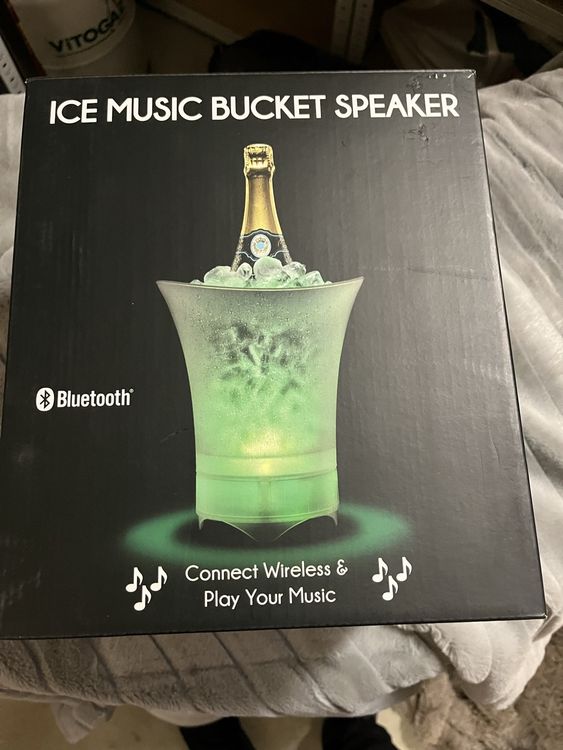 ICE Speaker Bluetooth Party Lautsprecher Getränkekühler (Neu (gemäss ...