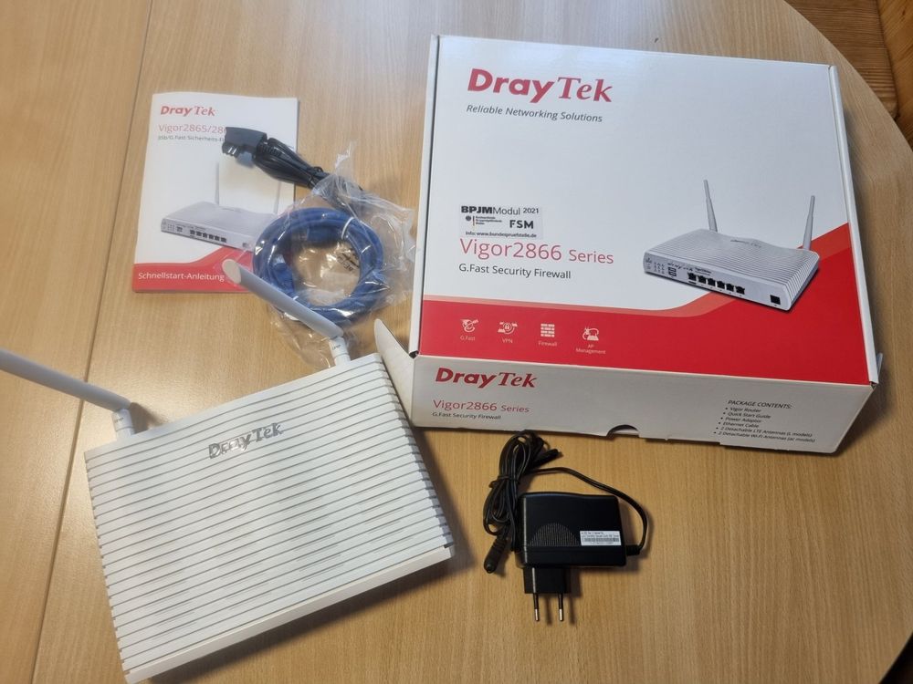 DrayTek Vigor 2866ax G.fast-Modem (Gebraucht) in Studen SZ für CHF 99 – mit Lieferung auf ...