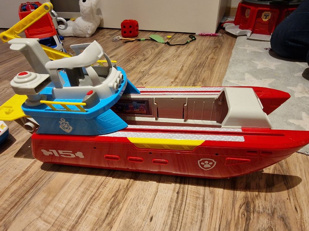 Paw Patrol Boot Ryder Rettungsboot Schiff ohne Figur (Gebraucht) in ...