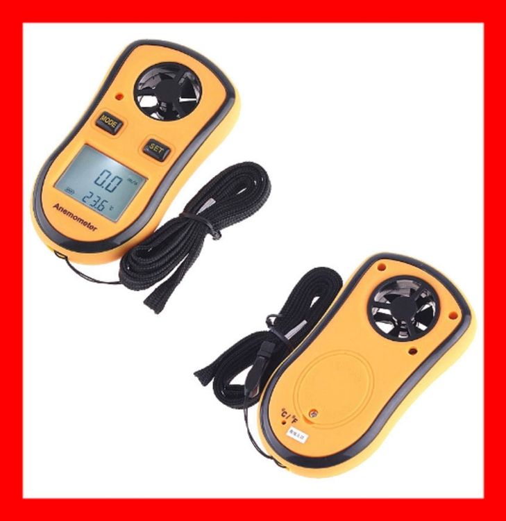 Anemometer Windmesser mit Thermometer (Neu und originalverpackt) in ...