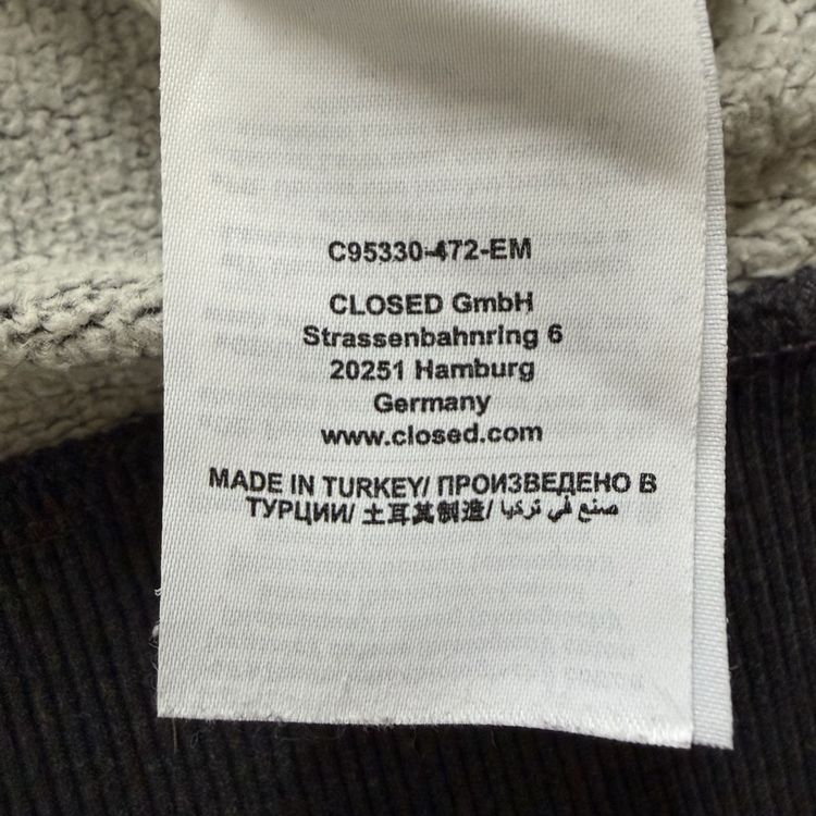 Closed Oversized Hoodie in Dark Grey, SZ M (Neu (gemäss Beschreibung ...