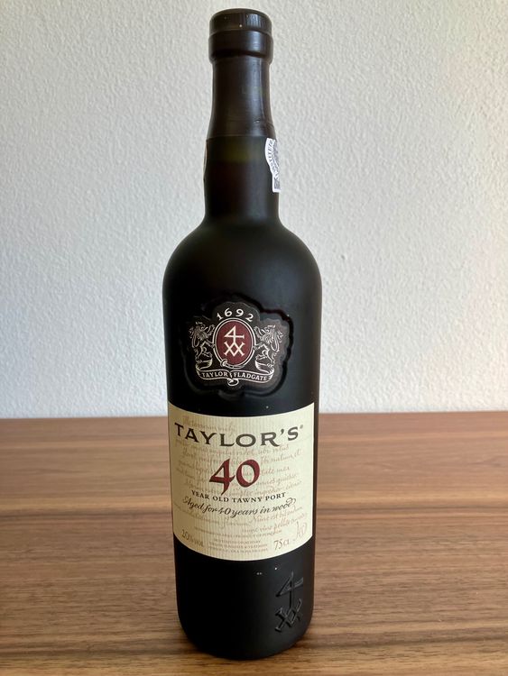 Taylor's Portwein 40 year old tawny port (Neu und originalverpackt) in ...