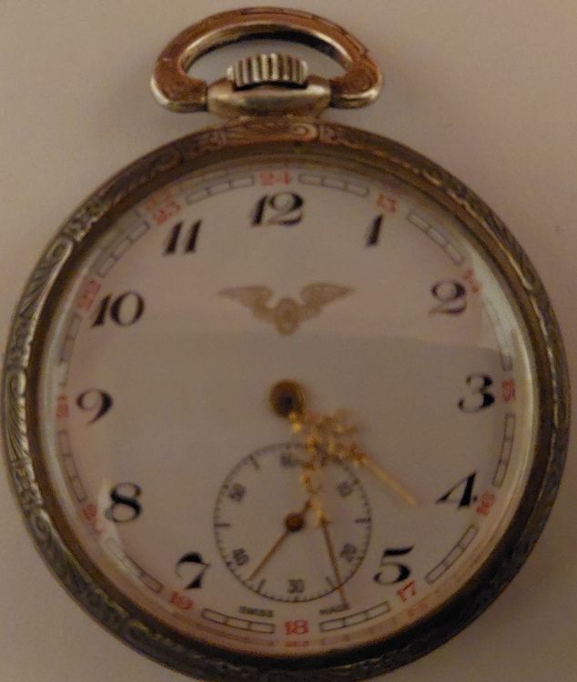 Antike Taschenuhr Cortebert 616 Eisenbahneruhr (Gebraucht) in ...