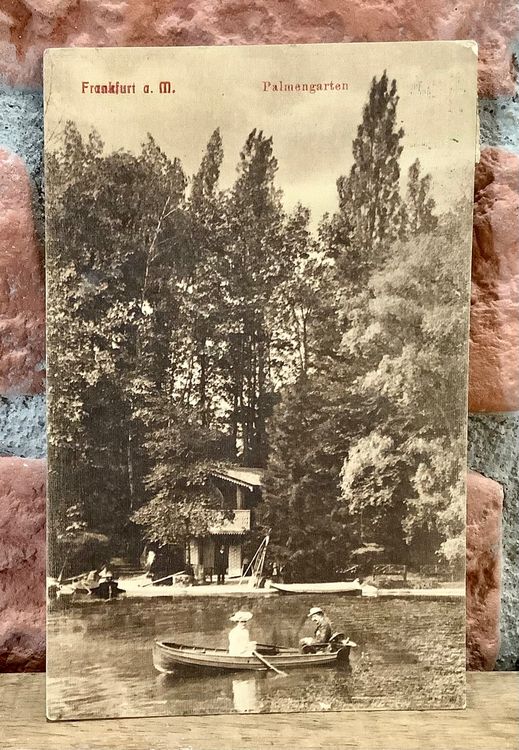 1908 - Antike AK - Deutsches Reich - Palmengarten Frankfurt (Gebraucht) in Root für CHF 1 – mit ...