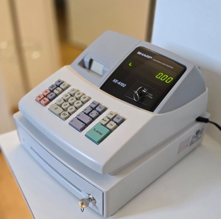 Kasse Sharp Electronic Cash Register XE-A102 Kassensystem | Kaufen auf ...
