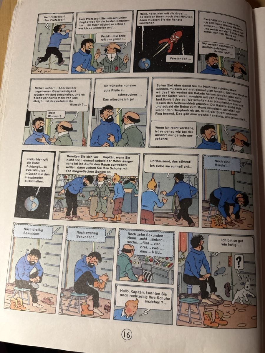 Tim und Struppi - Schritte auf dem Mond, Carlsen Verlag (Gebraucht) in ...