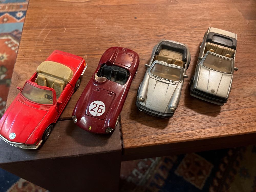 4 Modell Auto BMW/Mercedes/Porsche/Ferrari(d) (Gebraucht) in für CHF 10 ...