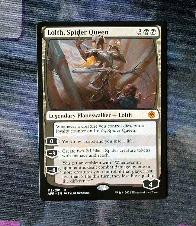 Lolth, Spider Queen - MTG (Gebraucht) in Zürich für CHF 4 – mit Lieferung auf Ricardo kaufen