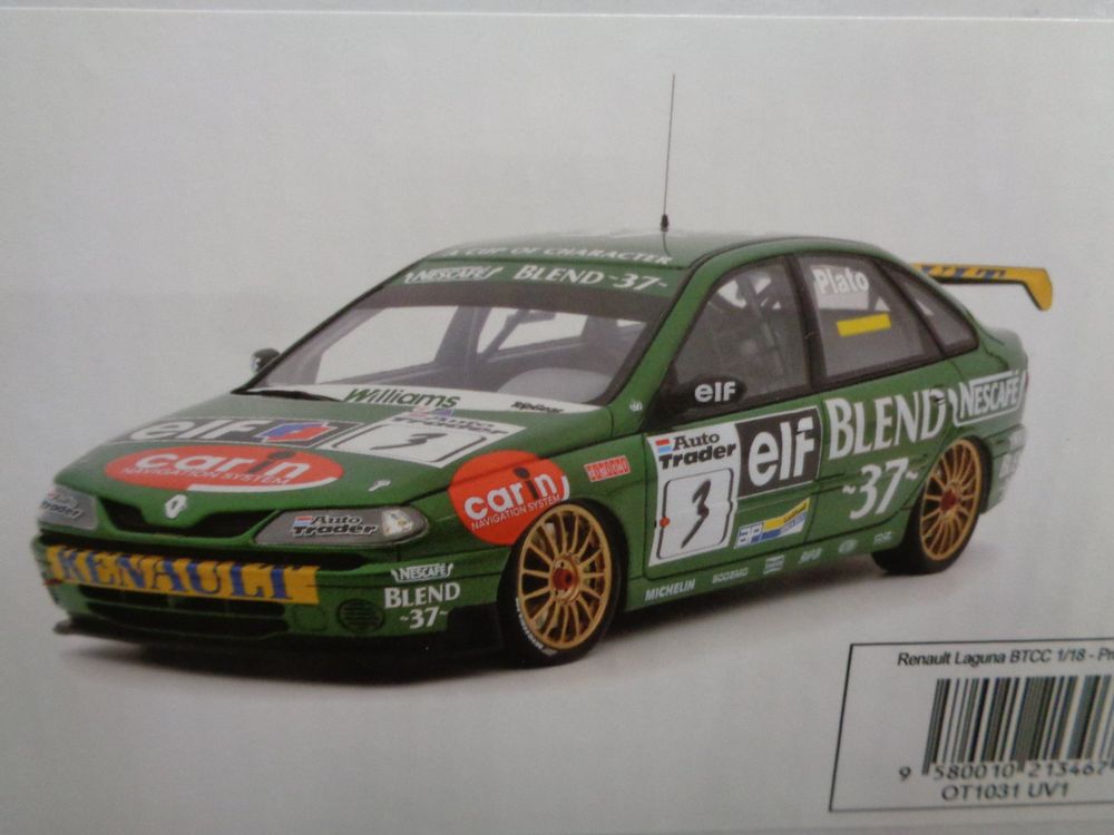 OttOmobile 1:18 Renault Laguna BTCC Jason Plato | Kaufen auf Ricardo