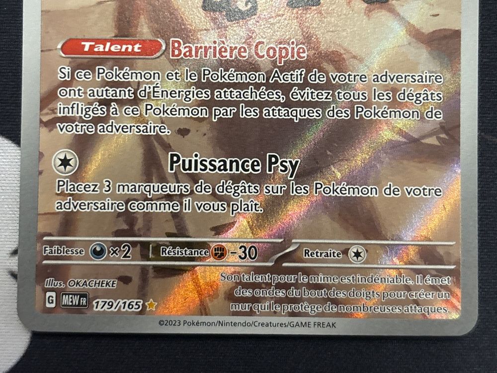 M. Mime 179/165 carte Pokémon (Neuf (Voir description)) à Grand-Lancy ...
