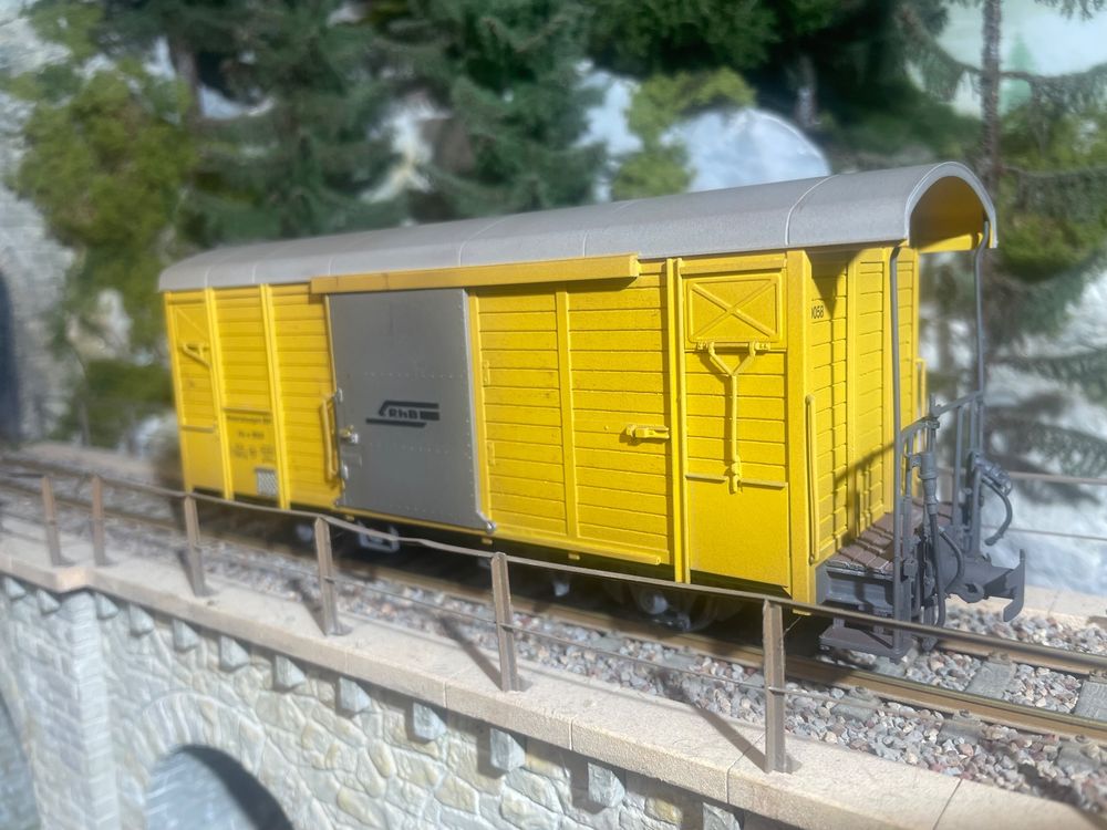 Model Rail, RhB, Xk-v- Güterwagen (Neu und originalverpackt) in ...
