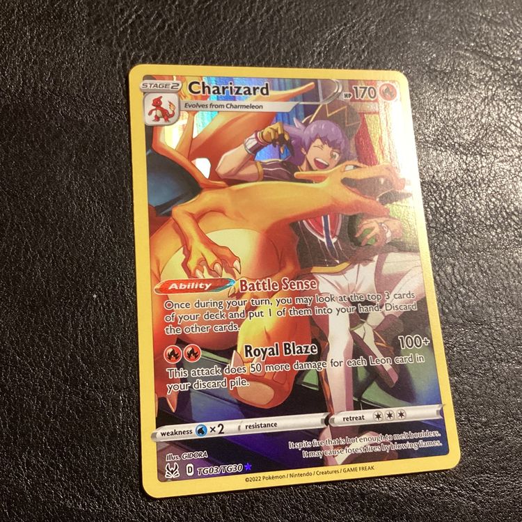Lost Origin TG03/TG30 Charizard Charakter Rare Eng Mint Ab 1 (Gebraucht ...