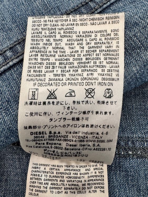 Veste en jean DIESEL taille S (Gebraucht) in Genève für CHF 29 – mit ...