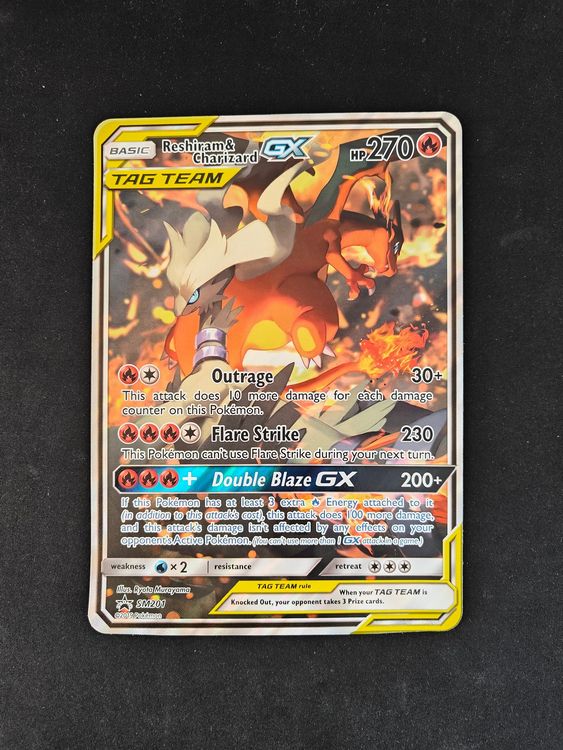 Pokemon Tag Team Reshiram & Charizard GX Oversized ab 1.- (Gebraucht) in Binningen für CHF 15.4 ...