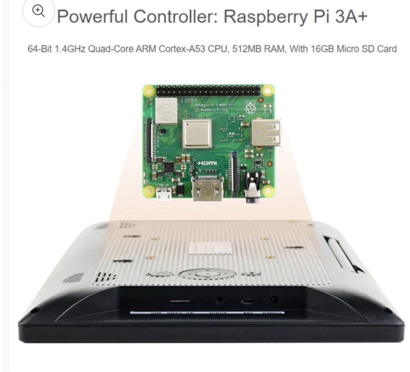 Mini-Computer Powered by Raspberry Pi 3A+, HD Touch Screen (Gebraucht ...