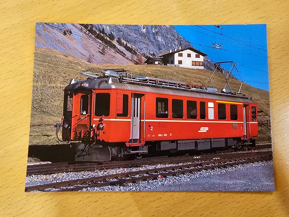 Postkarte RhB Triebwagen ABe 4/4 503 | Kaufen auf Ricardo