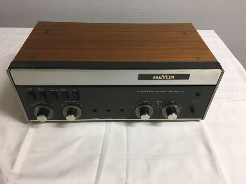ReVox A78 Stereo Verstärker / Amplifier (Gebraucht) in Arch für CHF 220 – mit Lieferung auf ...