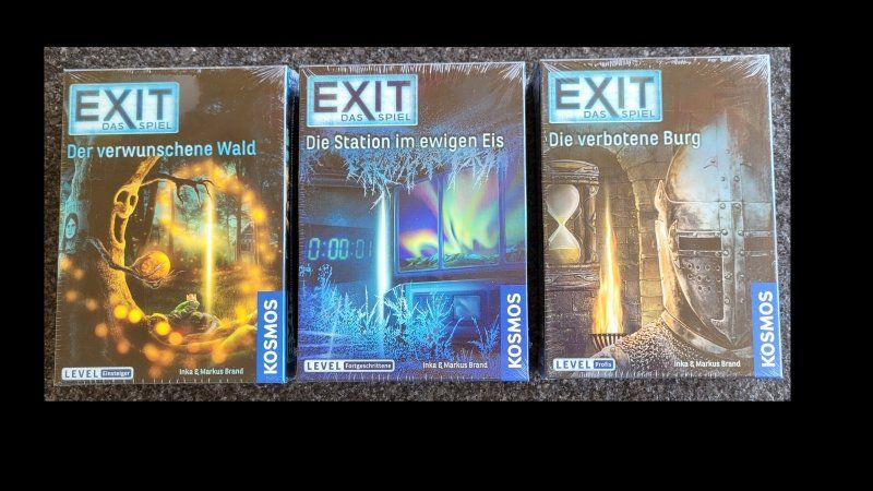 3 Stück Exit Spiele (Neu und originalverpackt) in Luzern für CHF 29 – mit Lieferung auf Ricardo ...