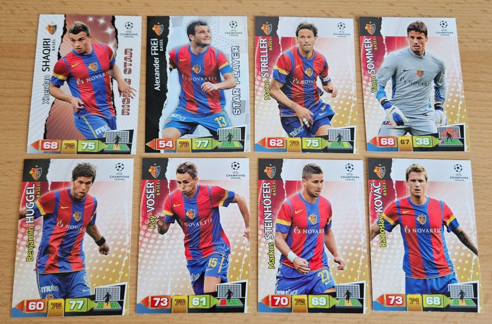 FCB, FC Basel, Panini Champions League 11/12 Trading Cards | Kaufen auf ...