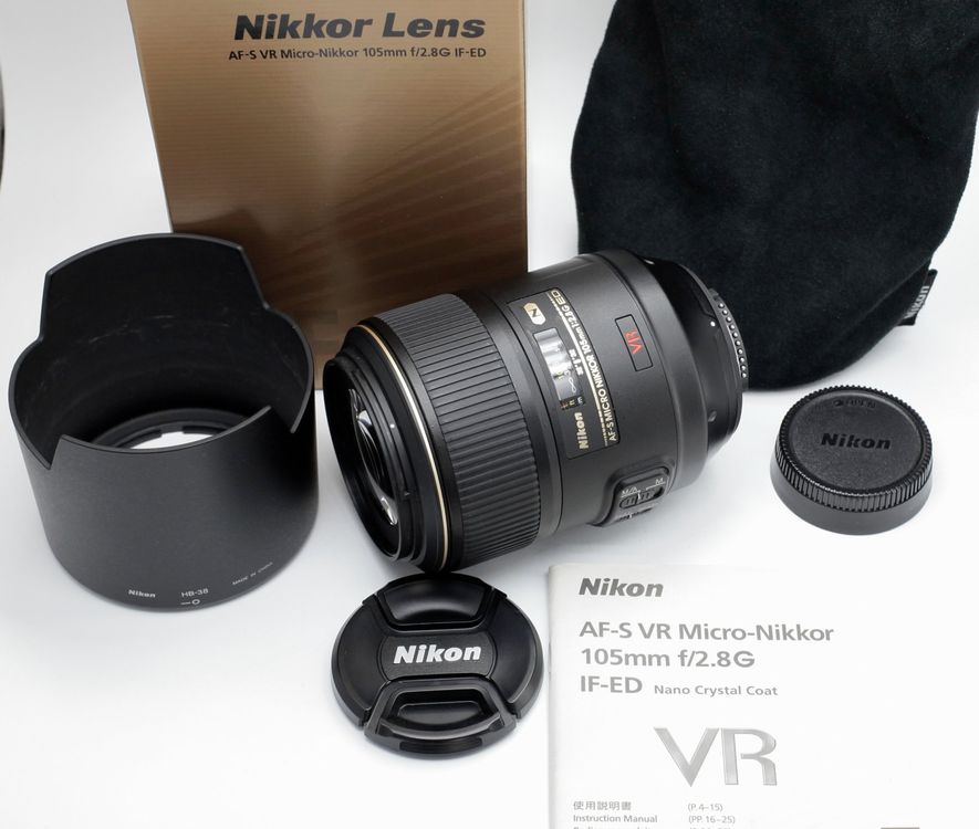 Nikon AF-S VR Micro-Nikkor 105mm f2.8 G IF-ED Japan (Gebraucht) in ...