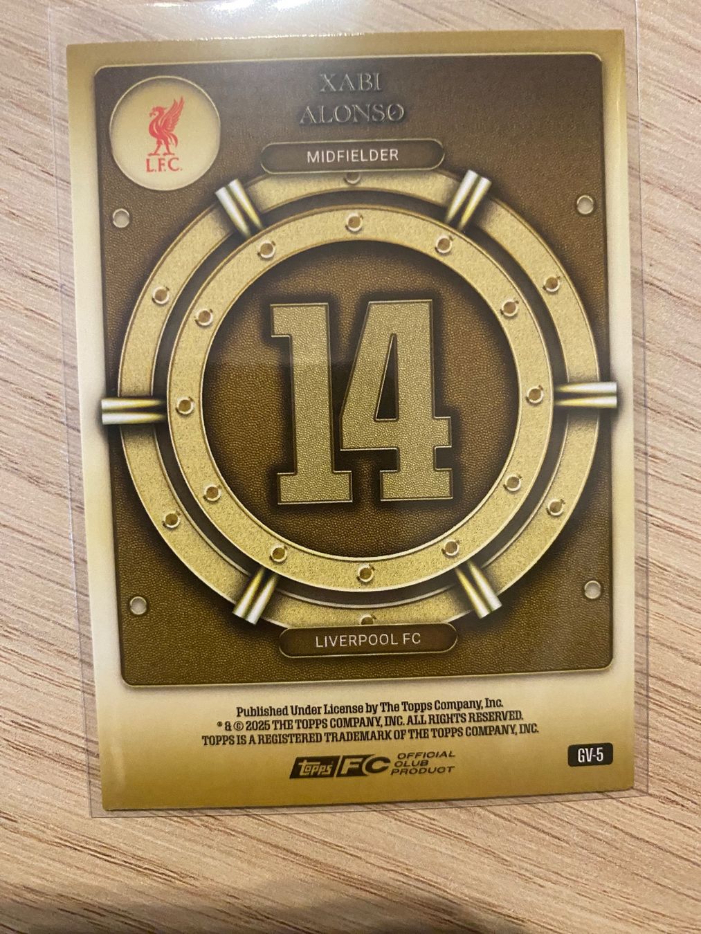 Topps Collector Tin Xabi Alonso Gold Vault FC Liverpool (Neu (gemäss ...